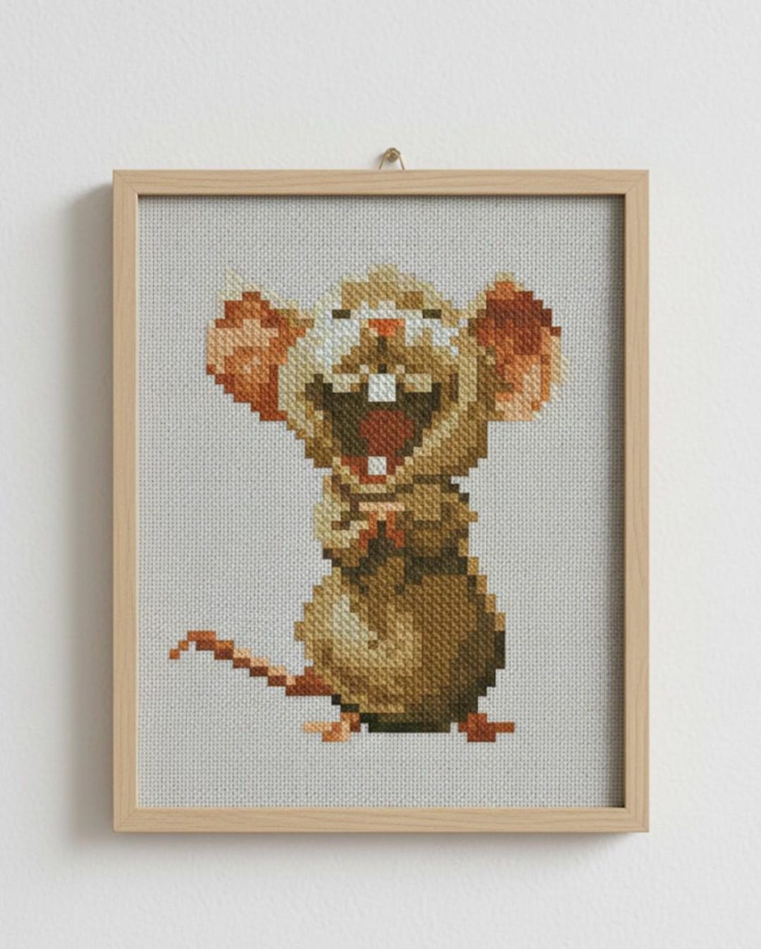 Little Rat Cross Stitch Pattern - Funny Animal Design (digital PDF) - Etsy