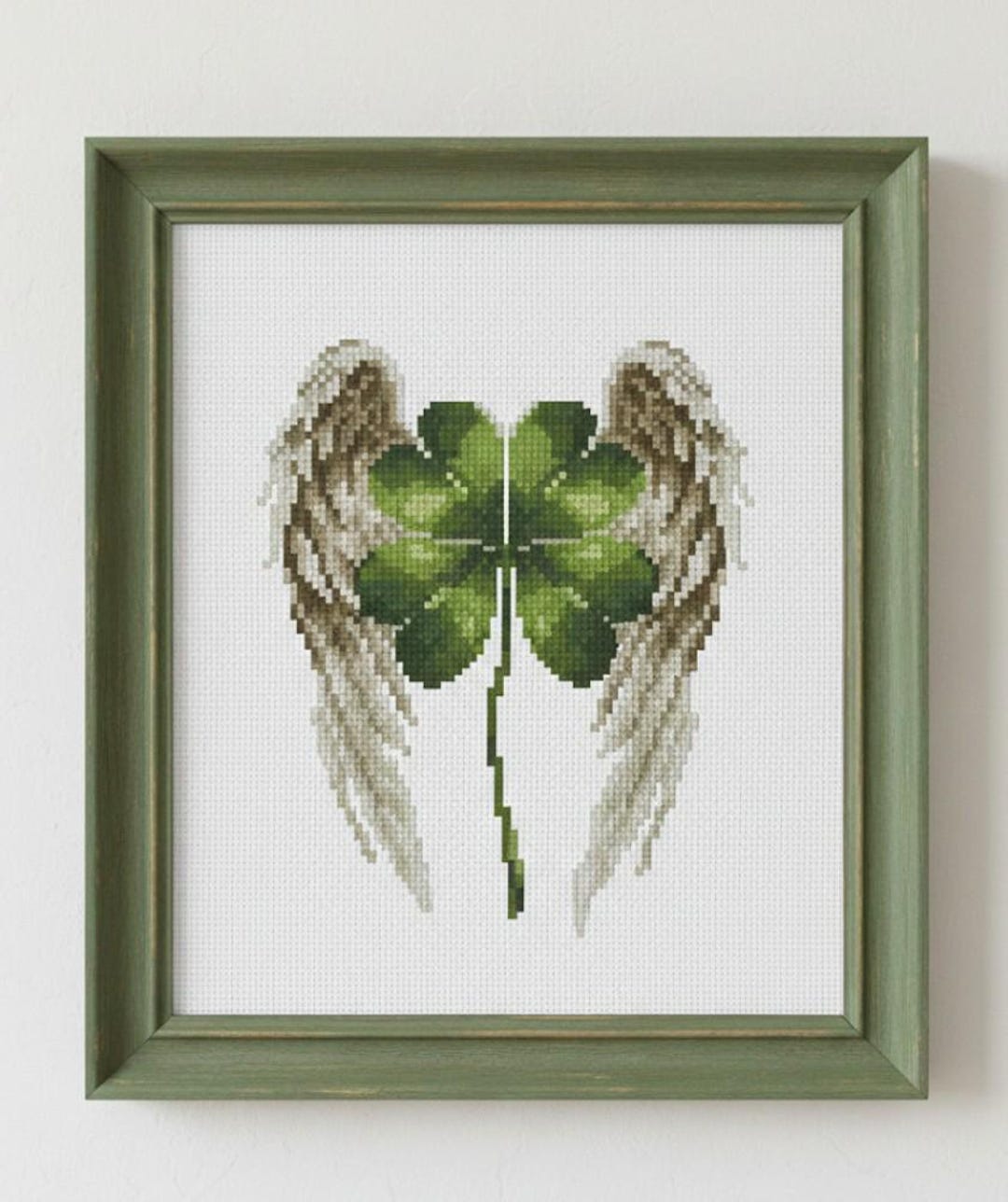 Wings of Ireland Cross Stitch – Lucky Clover (PDF Pattern, Pattern ...