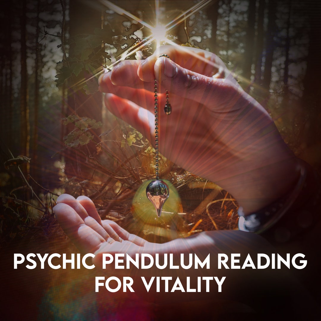 Psychic Pendulum Reading for Vitality Level Same Day - Etsy