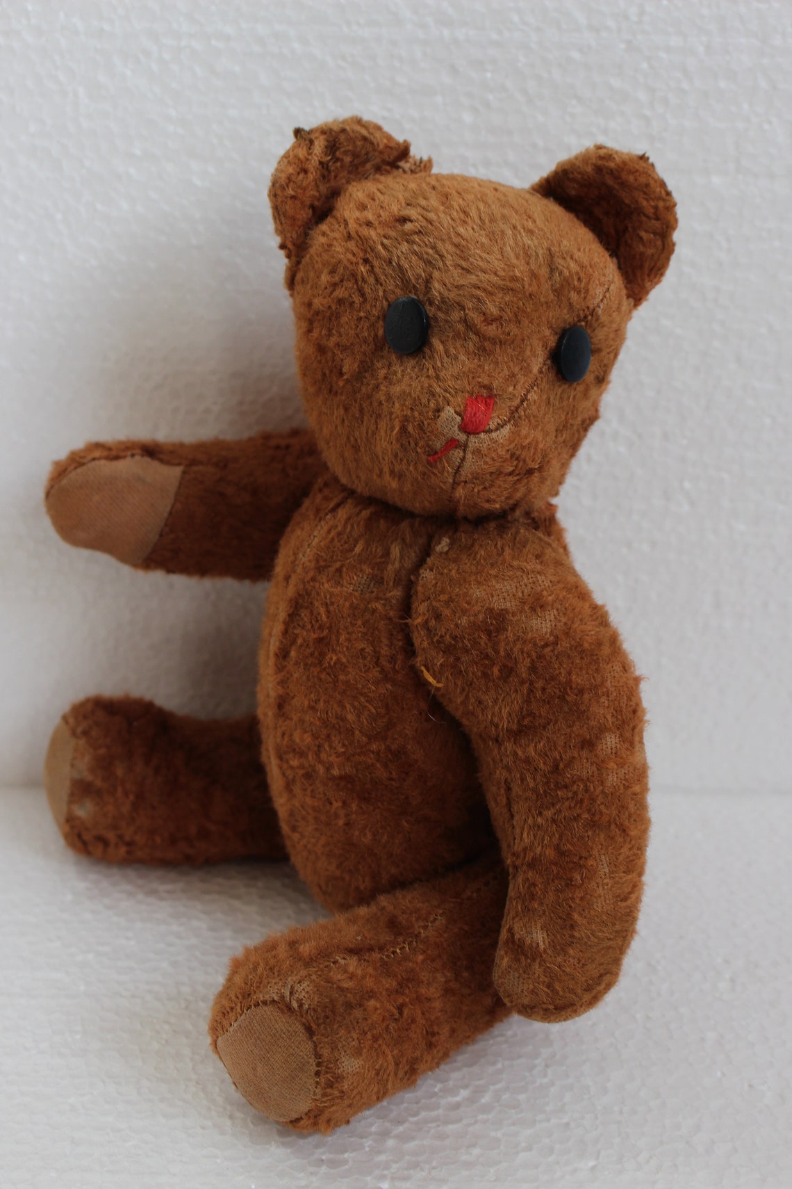 Vintage Old Teddy Bear / Hard Stufed / 9.8 Inch / 1940s - Etsy