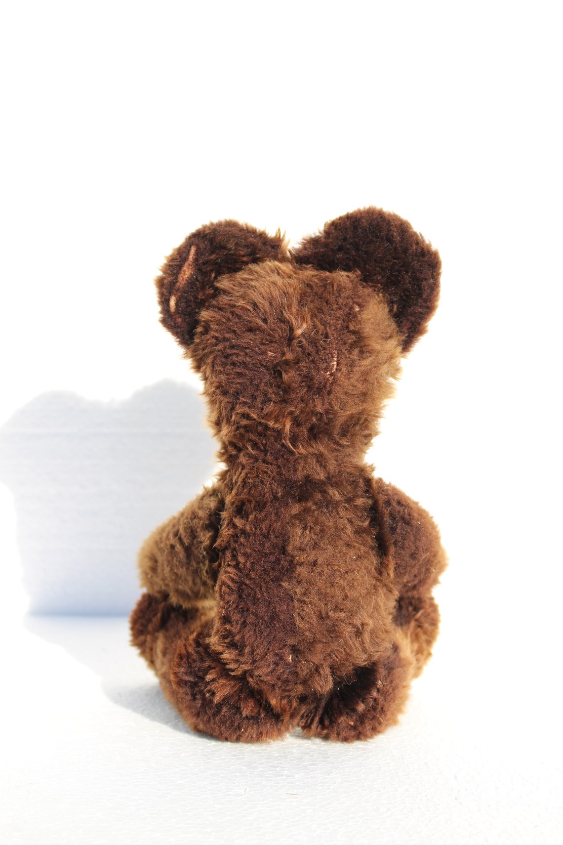 Vintage Small Dark Brown Teddy Bear / Cute Old Teddy Bear / | Etsy