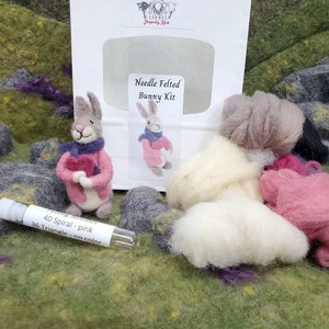 Bunny Rabbit Needle Felting Kits Cute Bunny Needle Felting Kits for ...