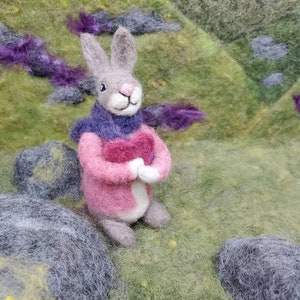 Bunny Rabbit Needle Felting Kits Cute Bunny Needle Felting Kits for ...