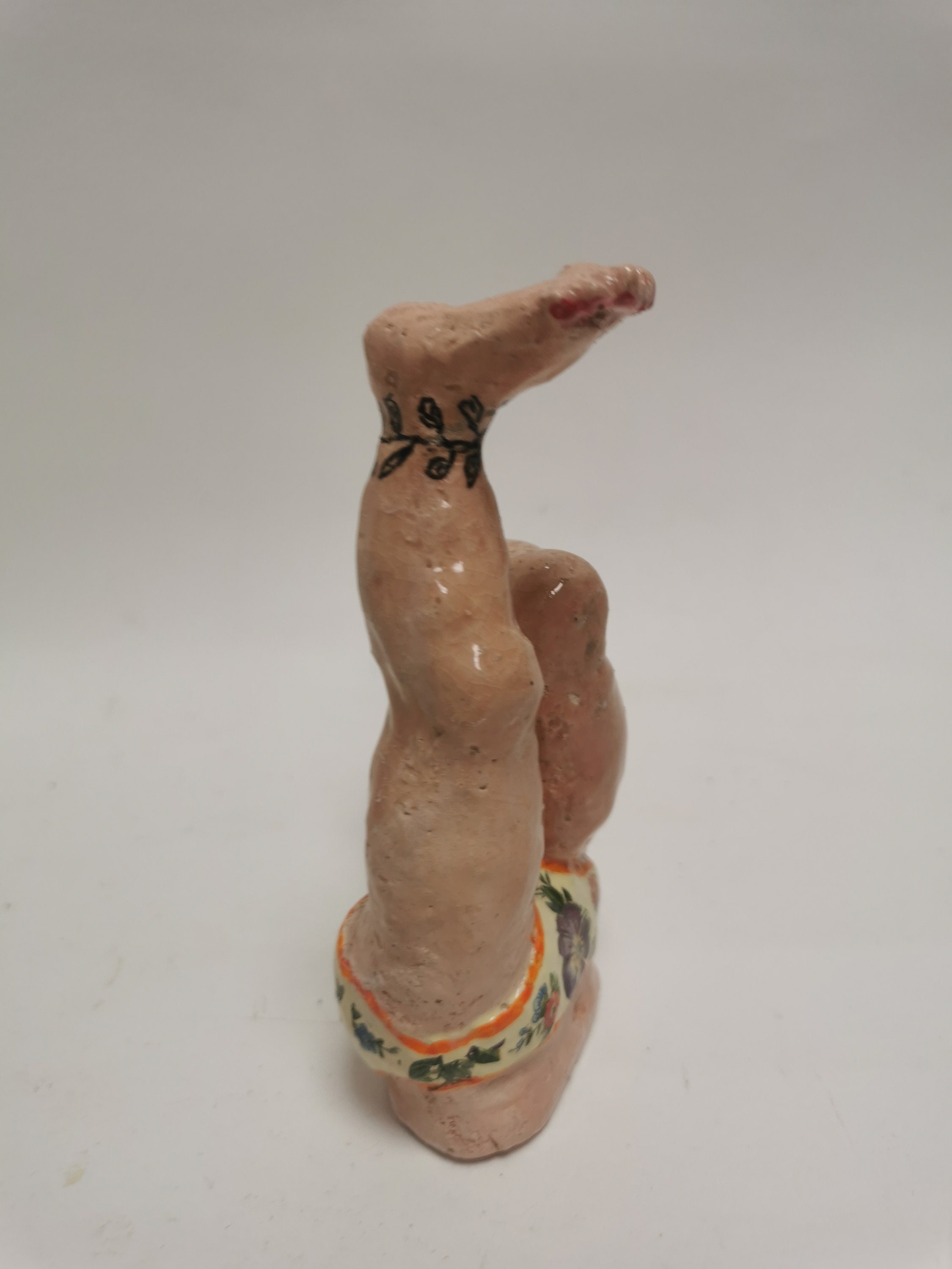 Wall Swimmer, Elegant Swimmer Sculpture, Ceramic Athletic Figure ...