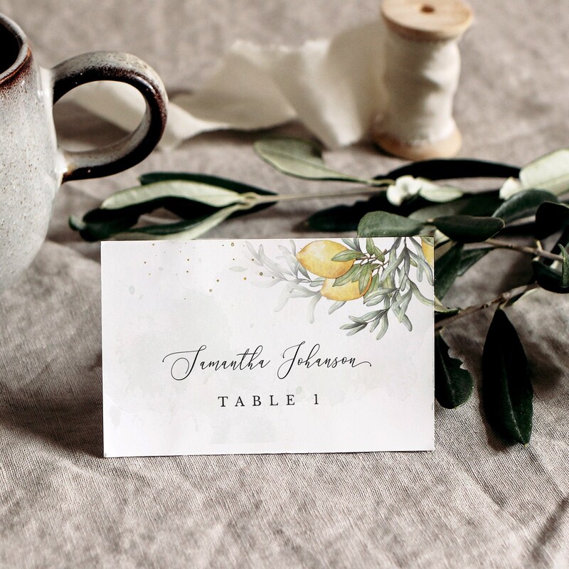 Table Placement Name Cards - Etsy