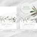 Olive Printable Wedding Table Name Tag Template, Watercolour Boho ...