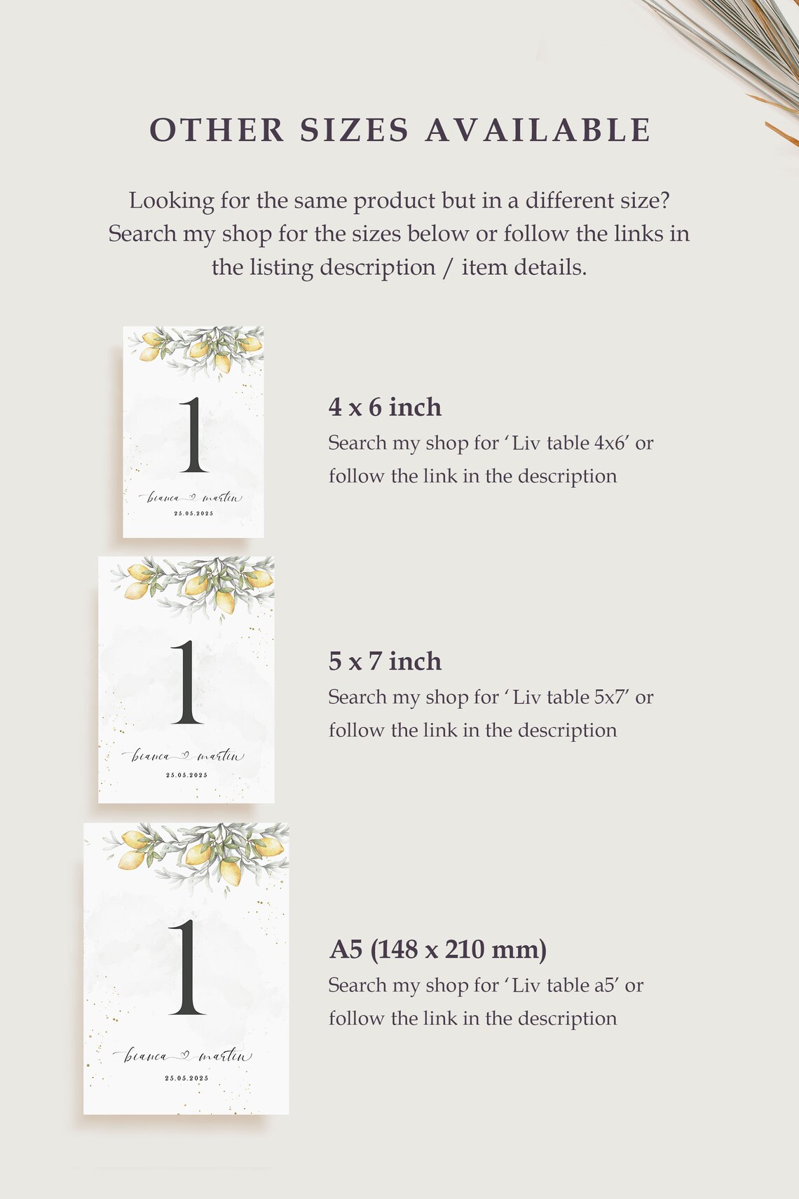 Lemon Table Number Sign Template Editable & Printable Wedding - Etsy