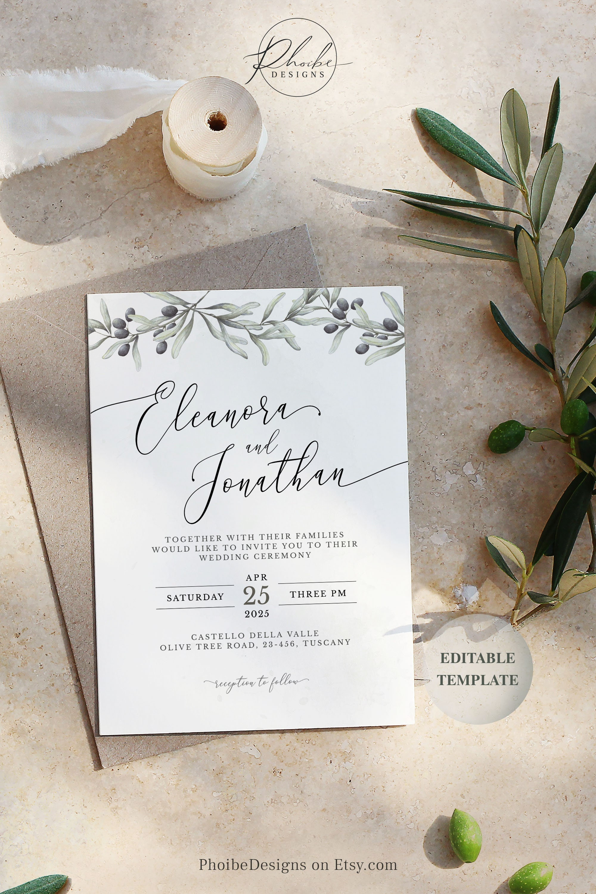 Olive Tree Wedding Invitations Olive Wedding Invitations And