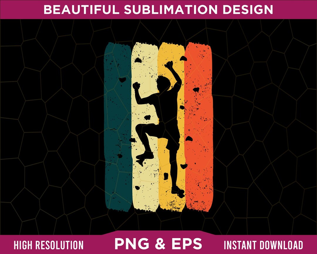 Vintage Bouldering Design Rock Climbing for Men Women Kids - Etsy