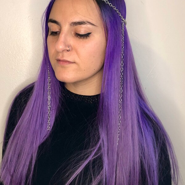 Chain Head Piece - Etsy