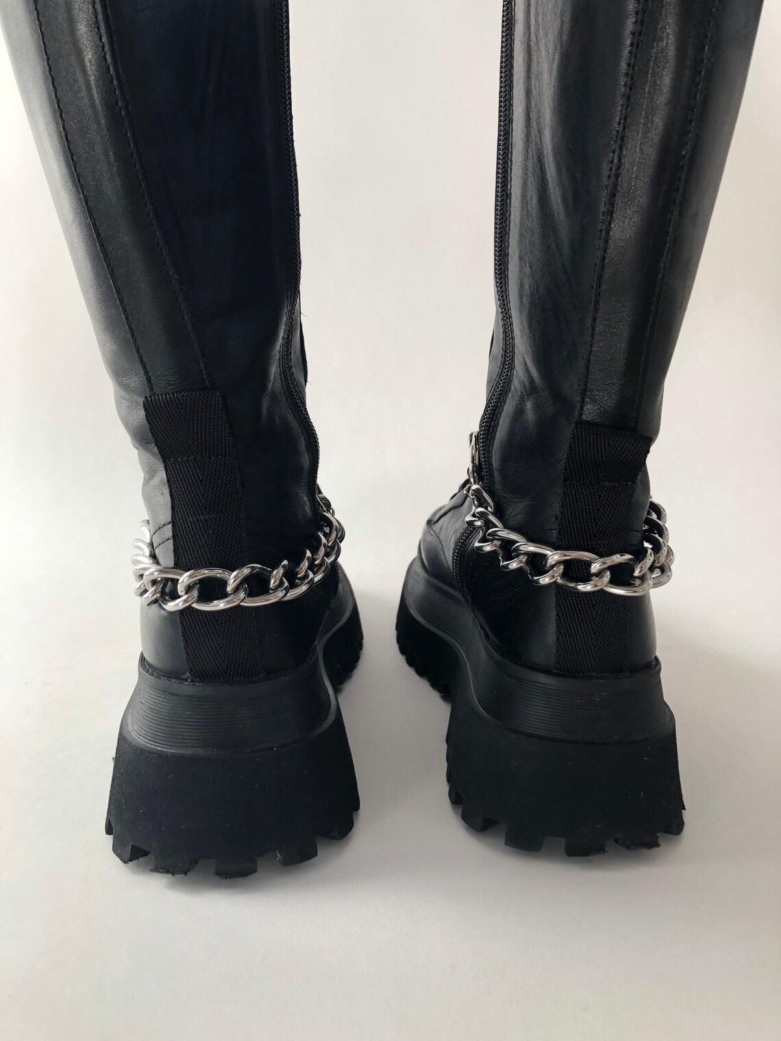 Handmade Clip on Shoe Chains Stainless Steel Boot Chains - Etsy