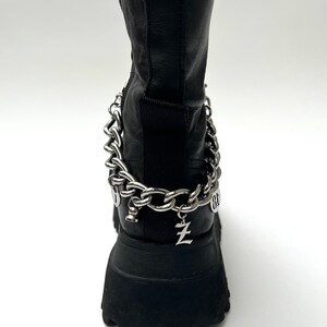 Handmade Clip on Shoe Chains Stainless Steel Boot Chains With Charms ...