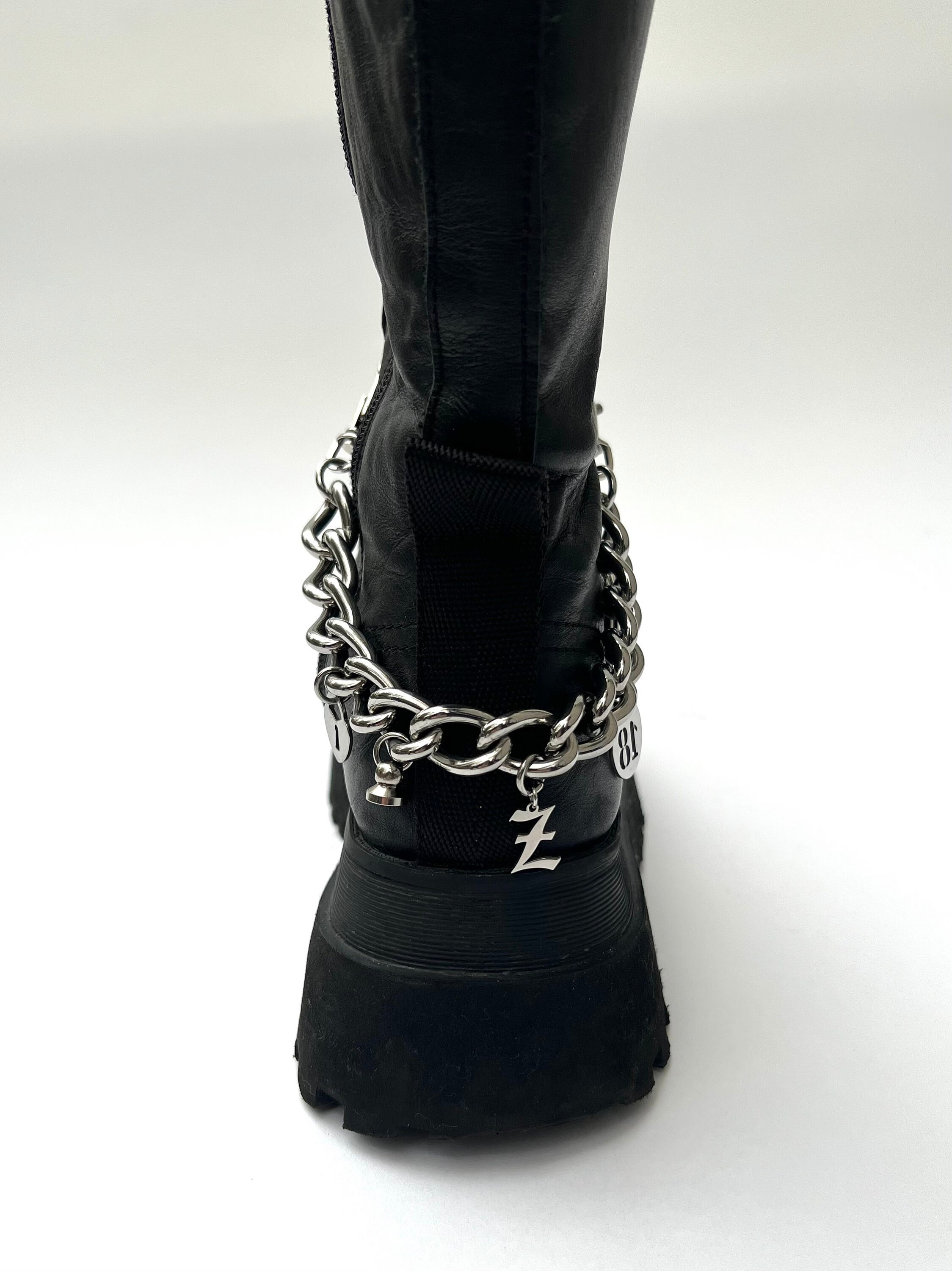 Handmade Clip on Shoe Chains Stainless Steel Boot Chains - Etsy