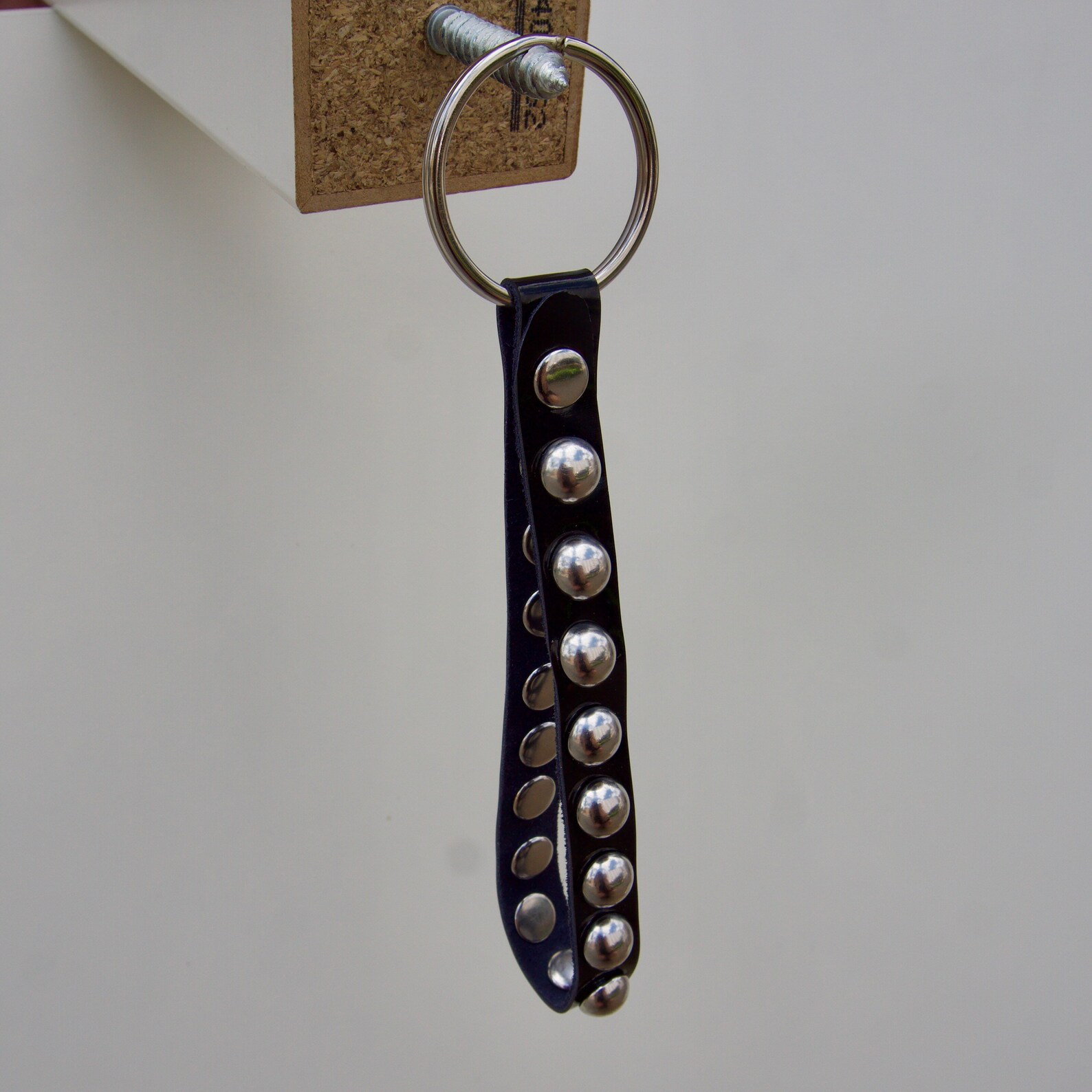 Handmade Unisex Leather Studded Punk Gothic Key Chain Key | Etsy