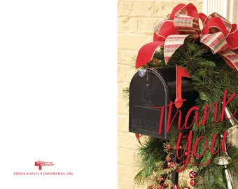Mail Carrier Christmas Card, Letter Carrier, Merry Christmas, Happy ...