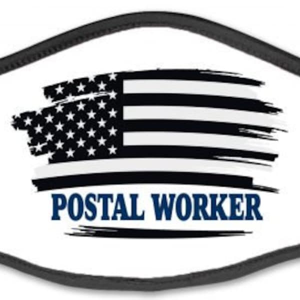 Postal Face Mask - Etsy