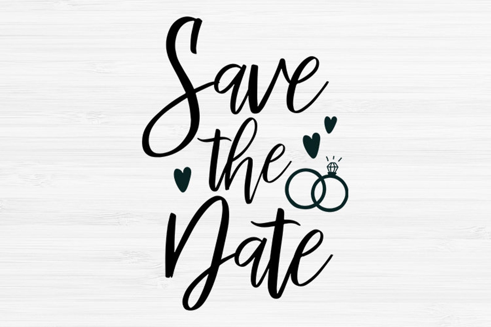 Save the Date Svg Bride Svg Wedding Svg Files Bridesmaid - Etsy