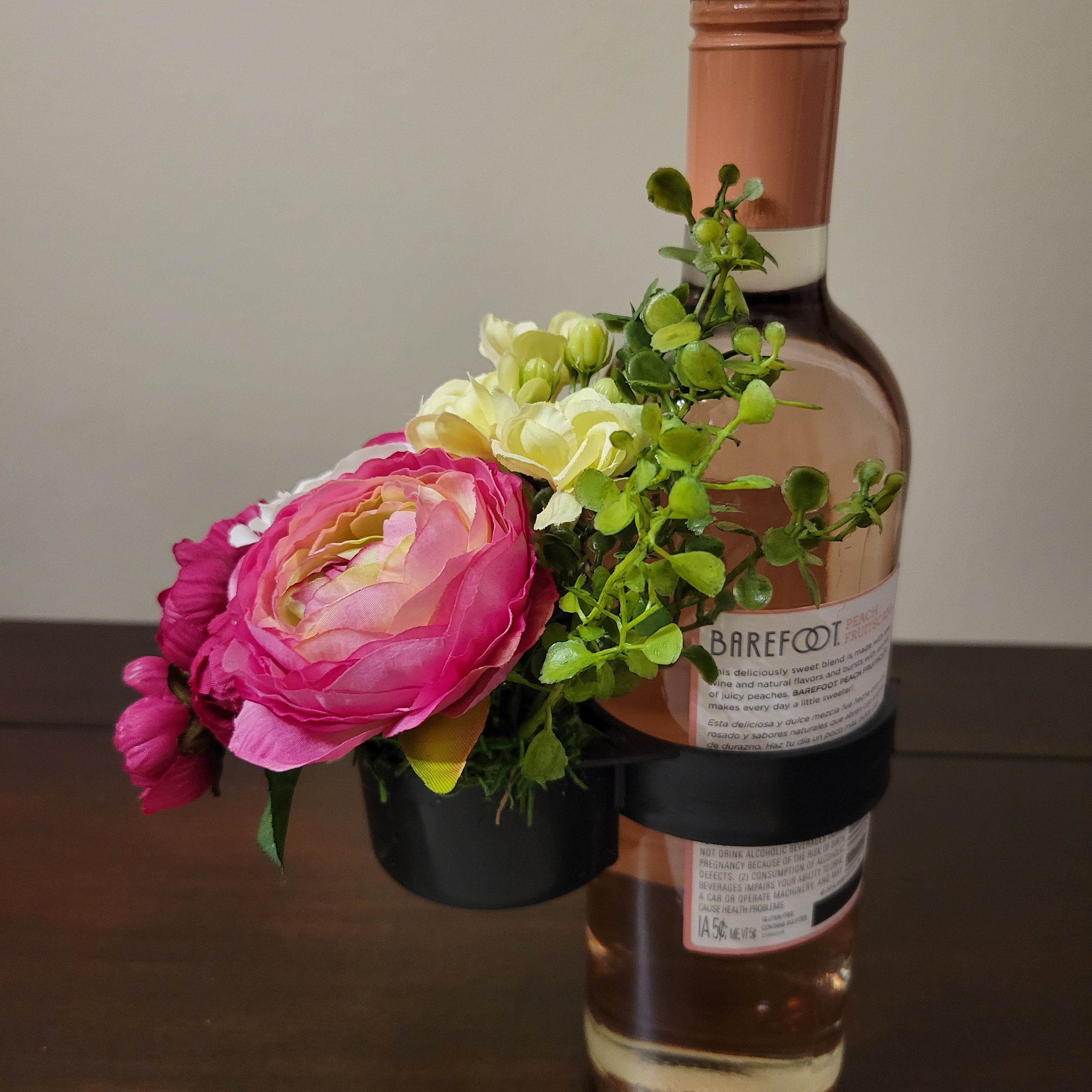 Small Wine Bottle Bouquet, Hostess Gift, Wedding Gift, Housewarming ...