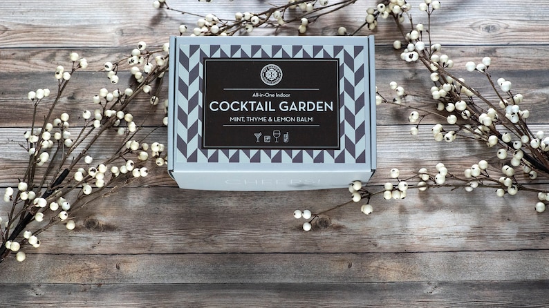 Cocktail Indoor Herb Garden Herb Seeds Cocktail Kit - Etsy