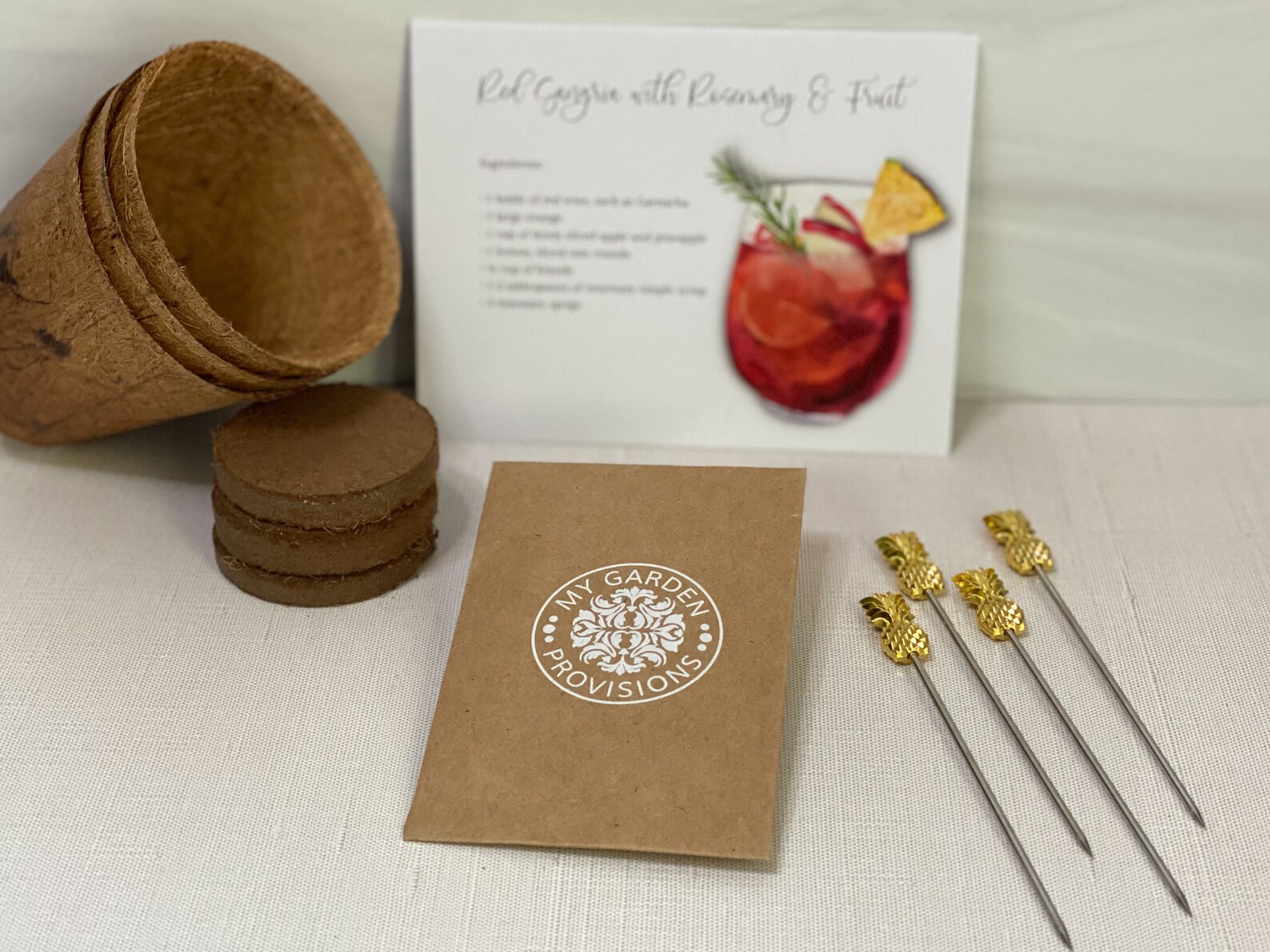 Indoor Herb Garden Cocktail Kit Herb Garden Kit Holiday - Etsy
