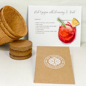 Indoor Herb Garden, Cocktail Kit, Herb Garden Kit, Holiday Gift, Herb ...