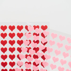 Heart Felt Sticker 2 Sheets Nonwoven Fabric Stickers by Korean Brand ...
