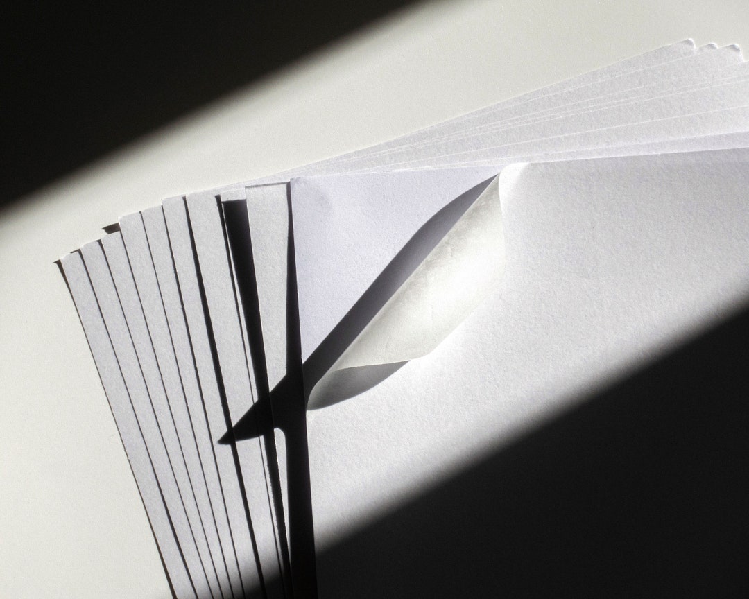 A4 Soft White Washi Sticker Papers | Self Adhesive Japanese Washi for ...