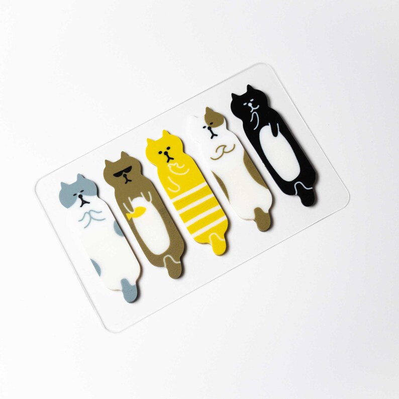 Sassy Cat Sticky Note Sticker | Reusable Sticky Index Tabs, Marking ...