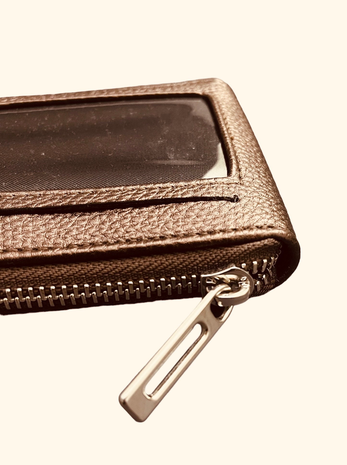 Men's Leather Zip-around Wallet With ID Window - Etsy