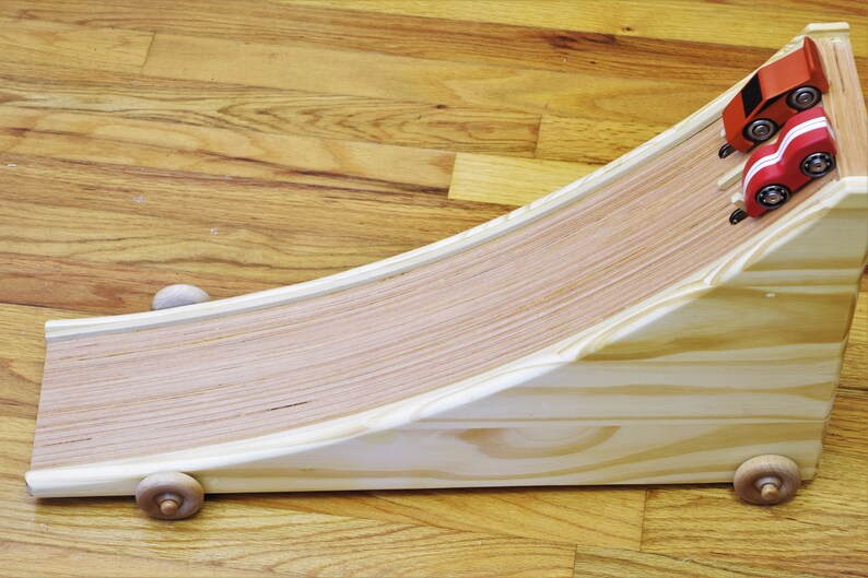 Roller Track Extra Wide Toy Car Ramp - Etsy