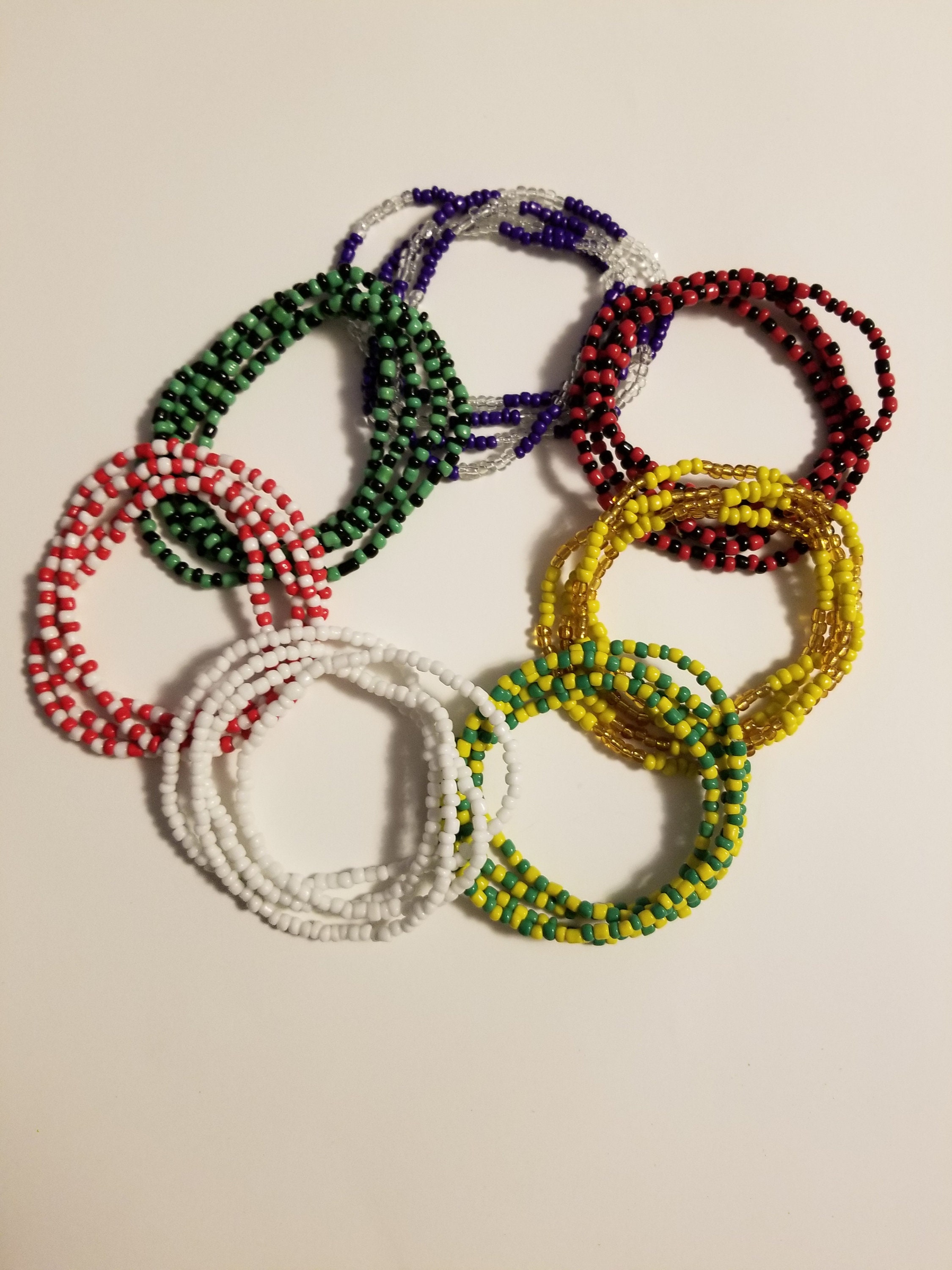 SANTERIA Bead Necklaces/elekes/ Collares Set of 7 - Etsy