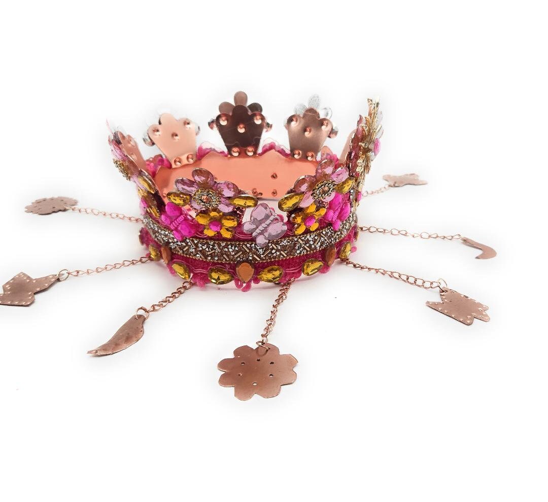 OBBA Santeria Corona, Santeria Decorated Crown Con Herramientas - Etsy