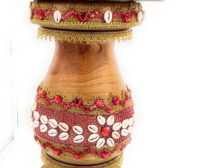 SHANGO Shango Set: Batea & Pilon De Madera Decorado Y Tarros - Etsy