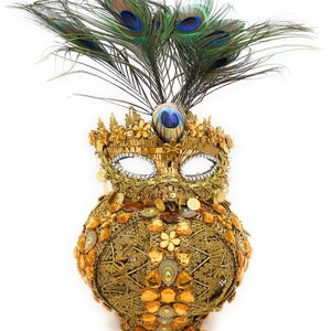 OSHUN Santeria Corona/crown, Metal Decorated With Tools/herramientas ...