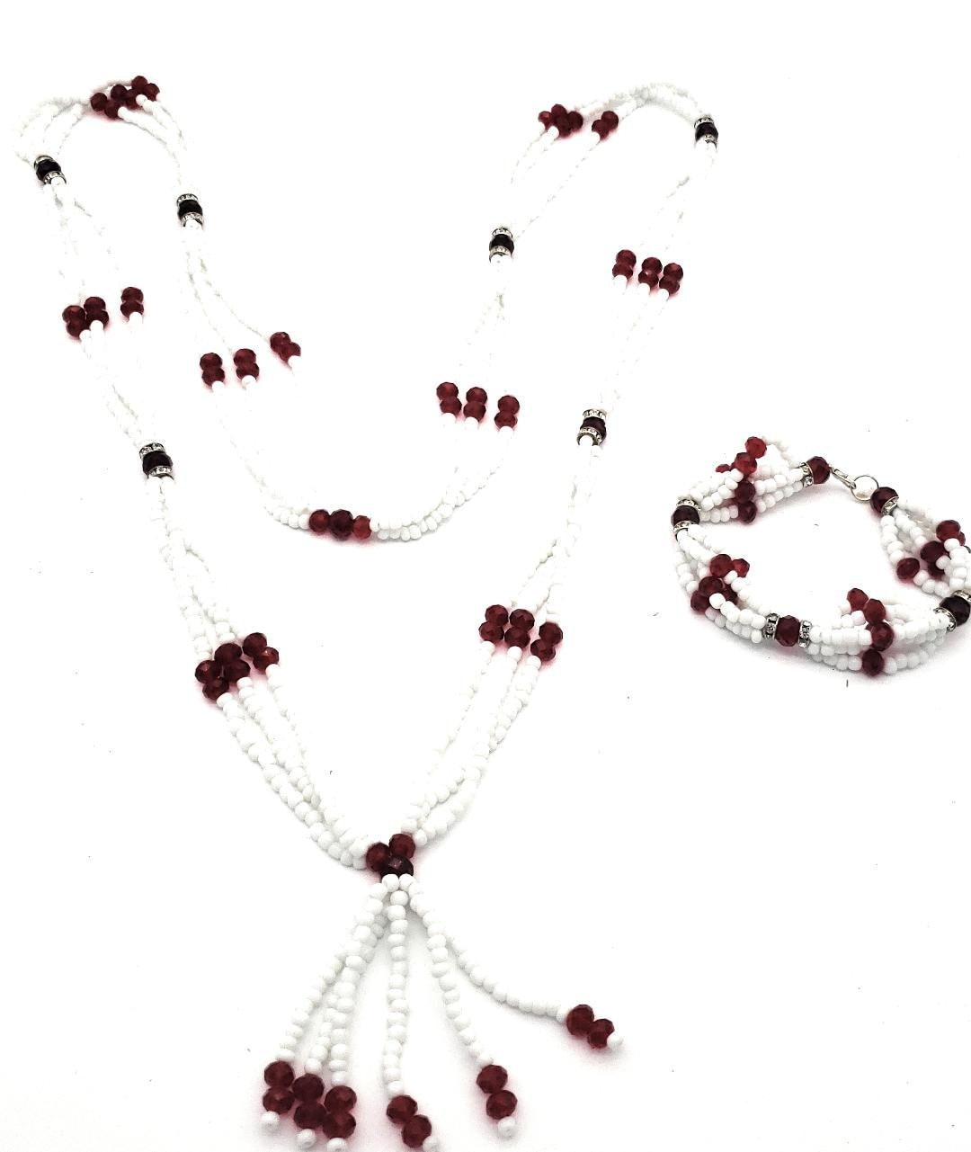 OBATALA AYAGUNA - Santeria Beaded Maso Collar & Ilde Set - Etsy
