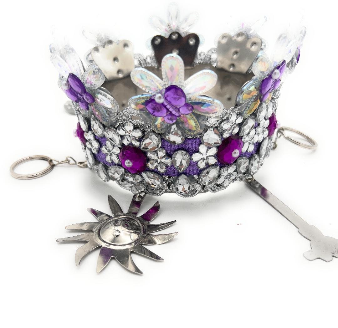 OBATALA Oba Moro Santeria Corona/crown, Metal Decorated With Tools ...
