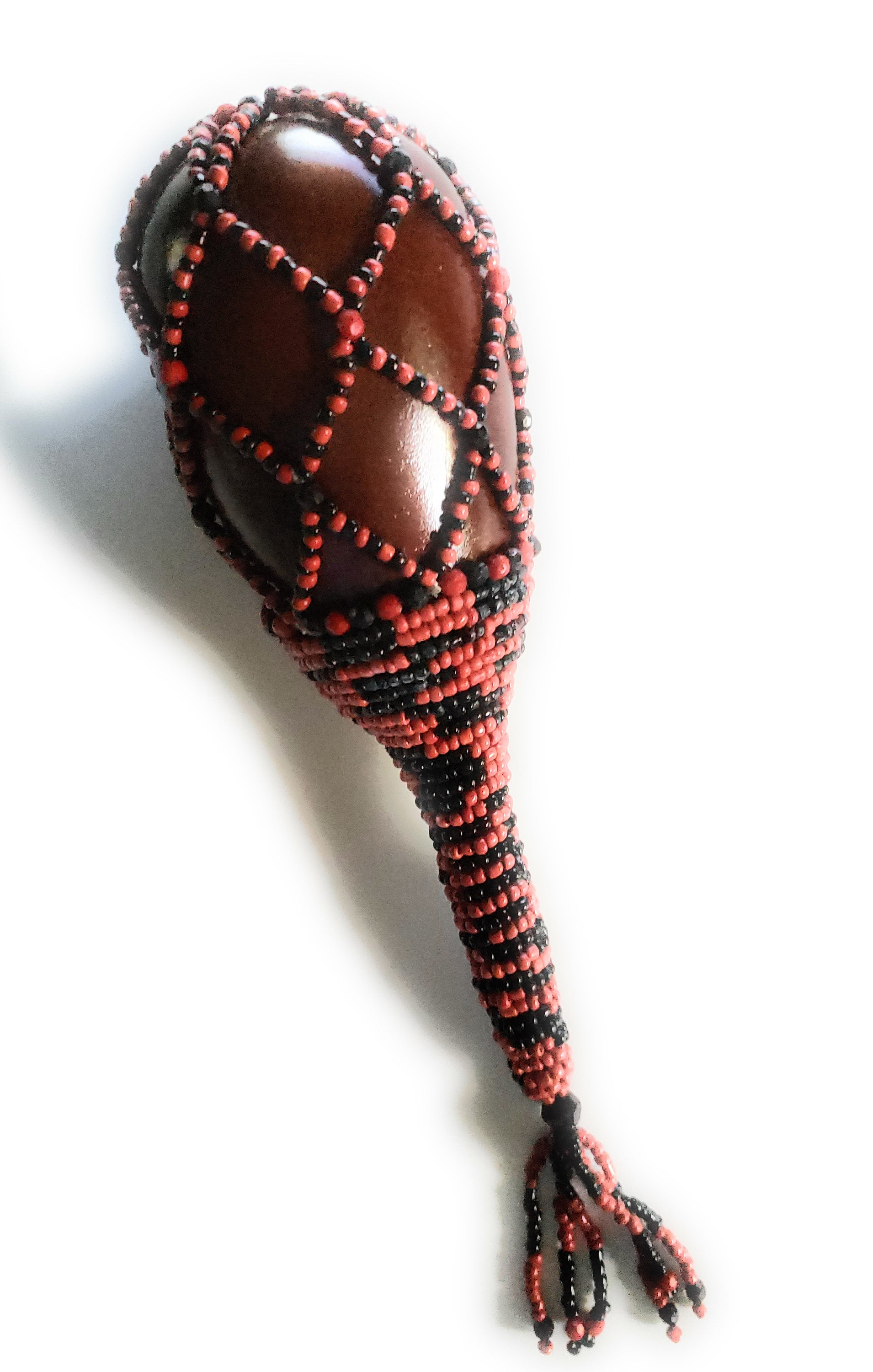ELEGUA - Santeria Bead Decorated Wood Maraca - Etsy