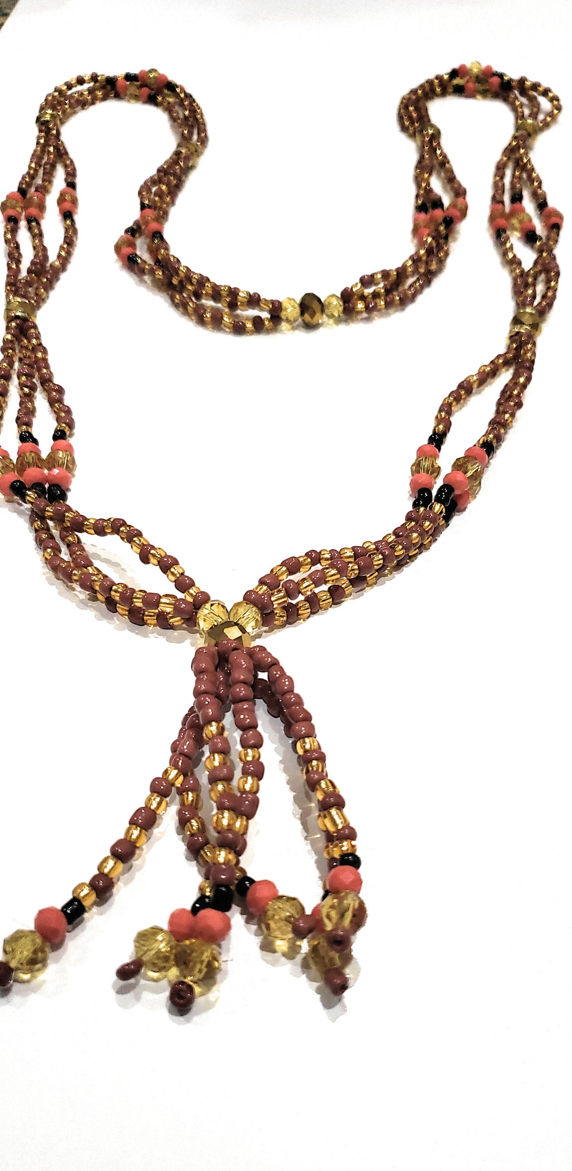 OBBA Santeria Bead Maso Necklace Eleke | Etsy