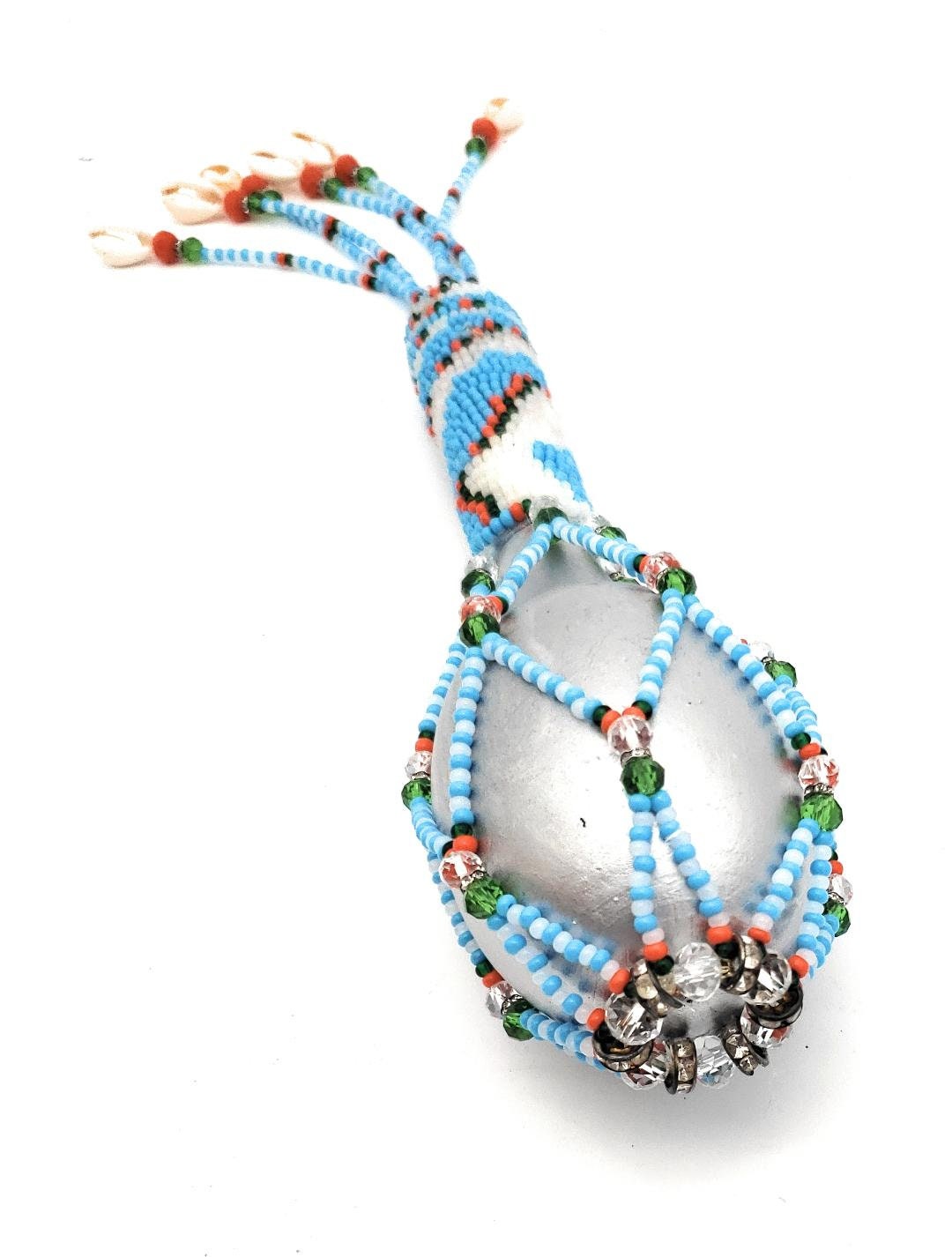 YEMAYA ASESU Santeria Bead Decorated Maraca - Etsy