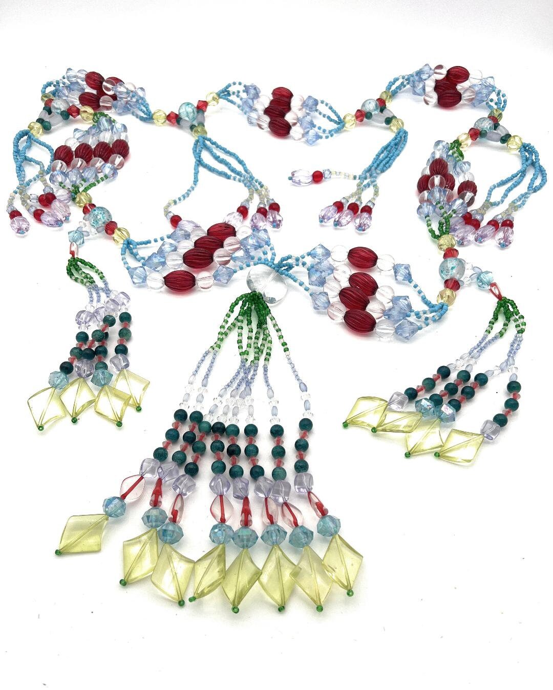 CUSTOM MADE MASO - Santeria Glass and Acrylic Beaded Maso (large ...