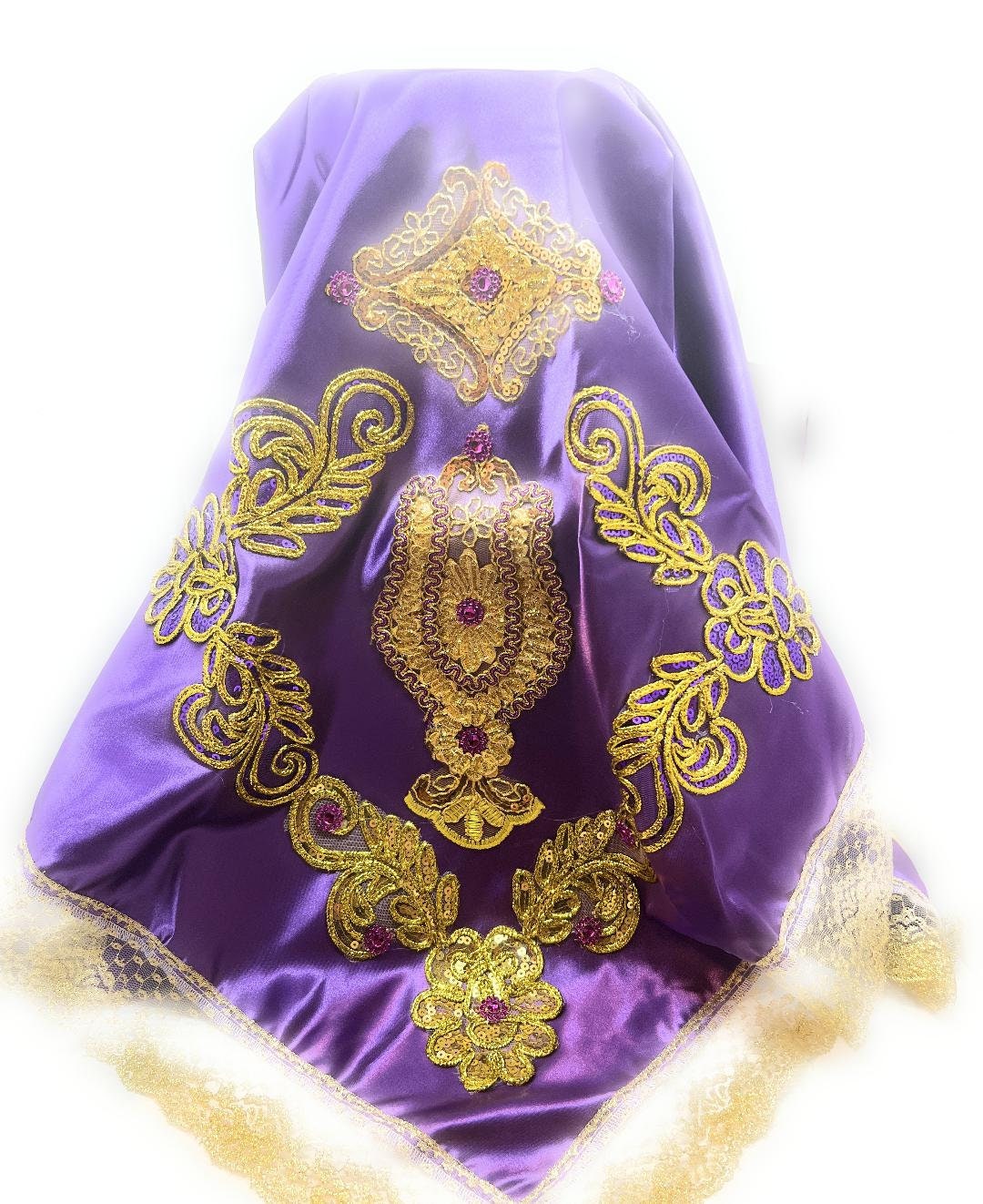 BABALU AYE Santeria Altar Mantel/cloth, Panuelo De Altar Para Los ...