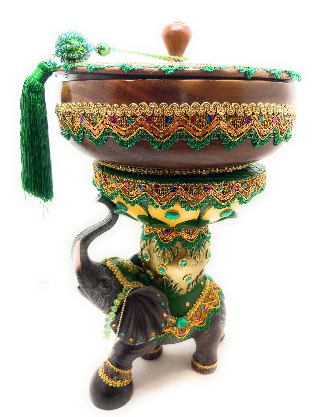 ORULA Santeria Decorated Orula Set With Kofa and Elephant - Etsy