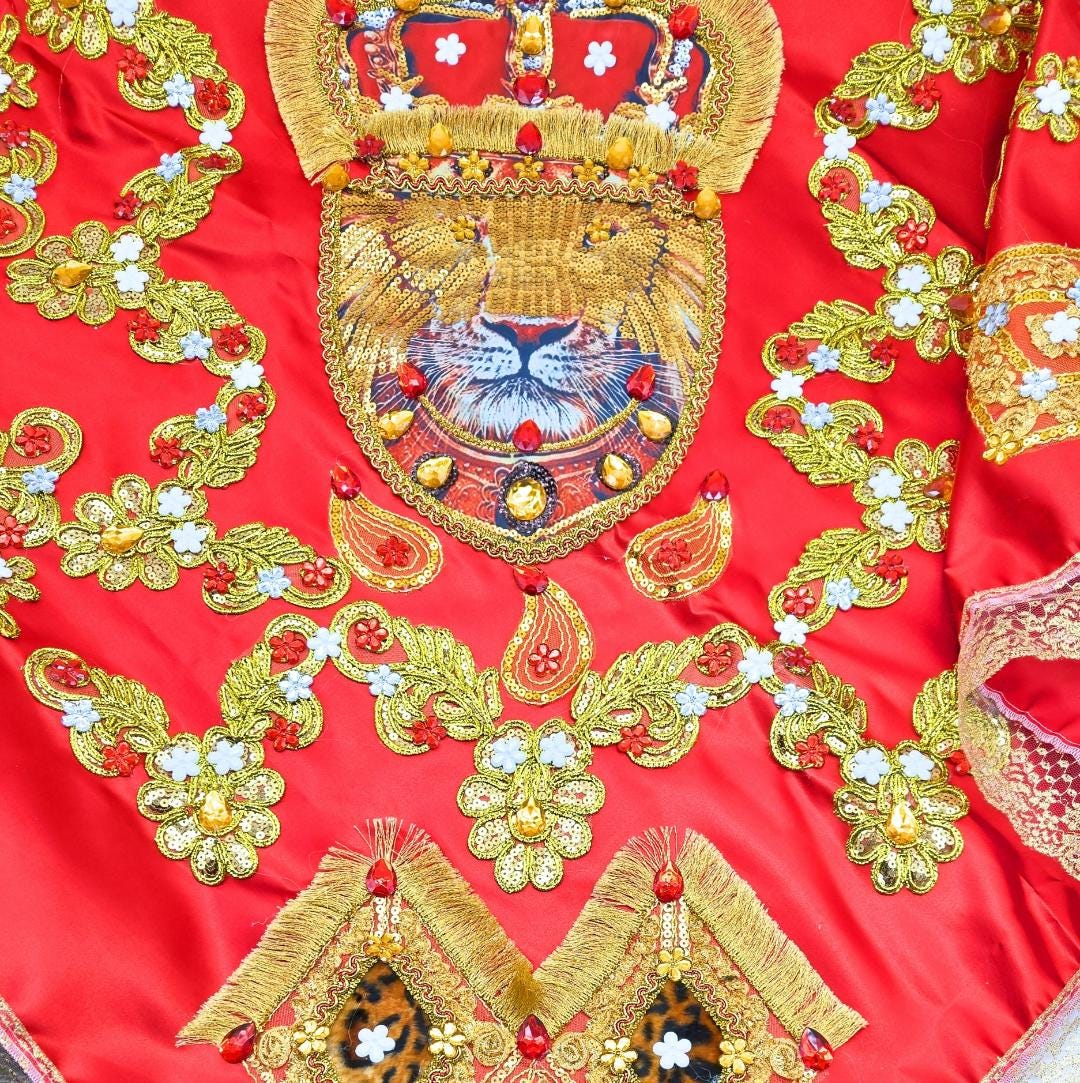 SHANGO - Special Santeria Altar Mantal/panuelo De Altar Para Los ...