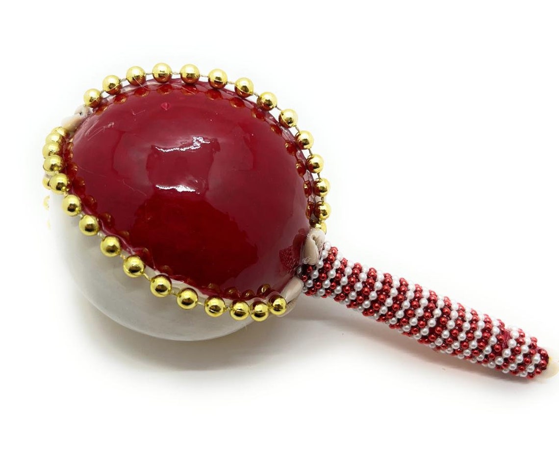 SHANGO - Santeria Bead Decorated Maraca - Etsy