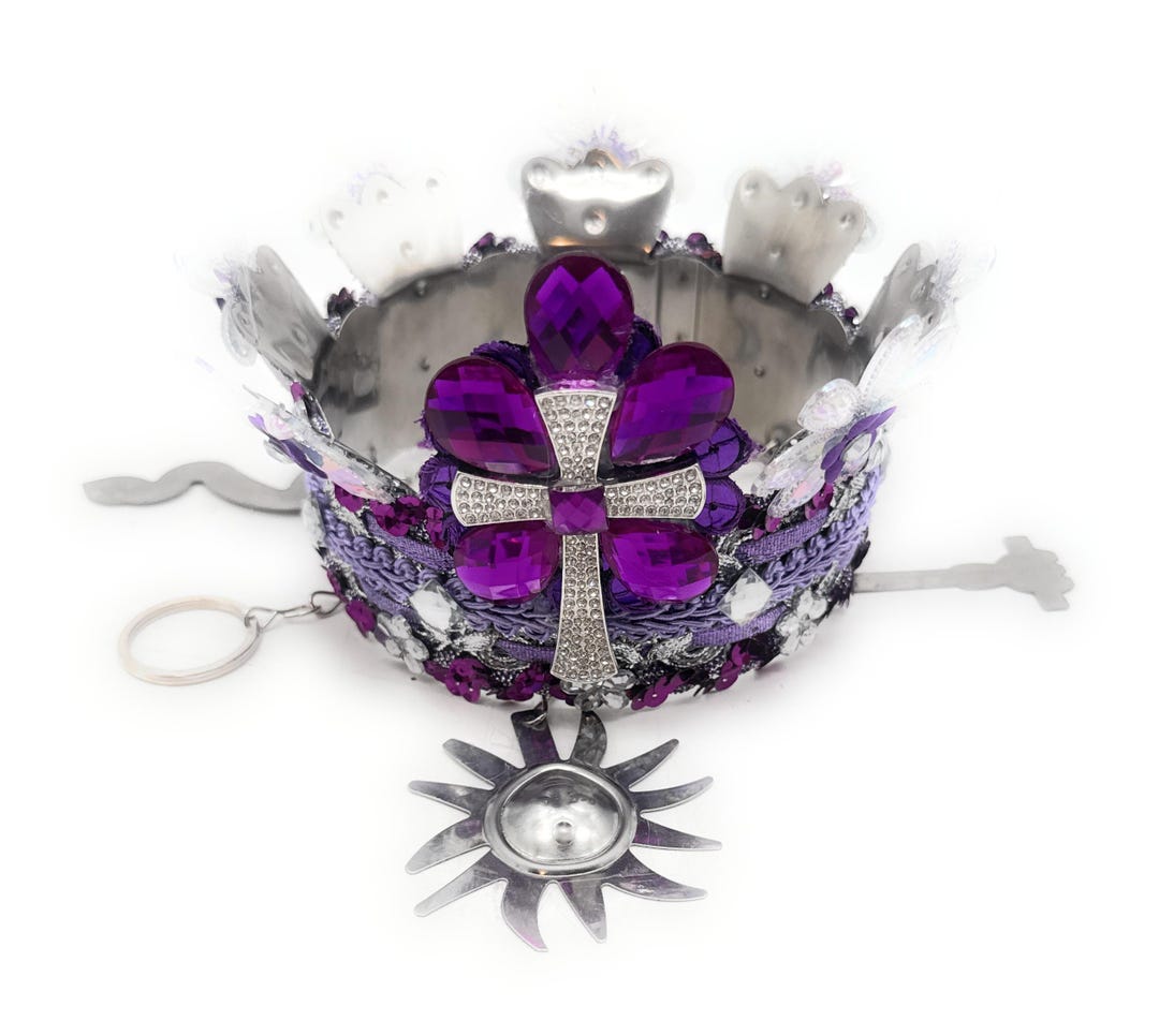 OBATALA Oba Moro - Santeria Corona/crown, Metal Decorated With Tools ...
