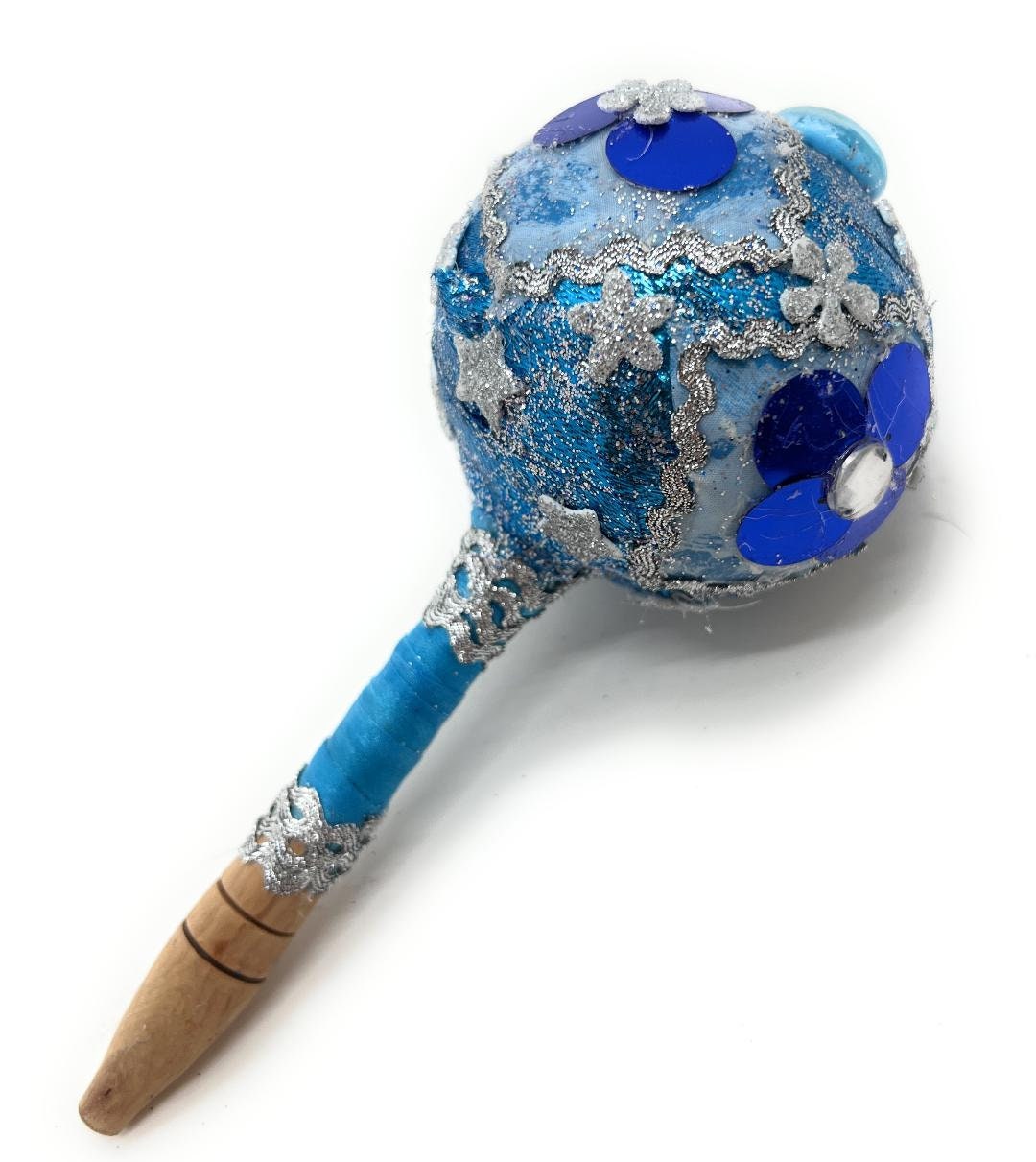 YEMAYA - Santeria Bead Decorated Maraca - Etsy