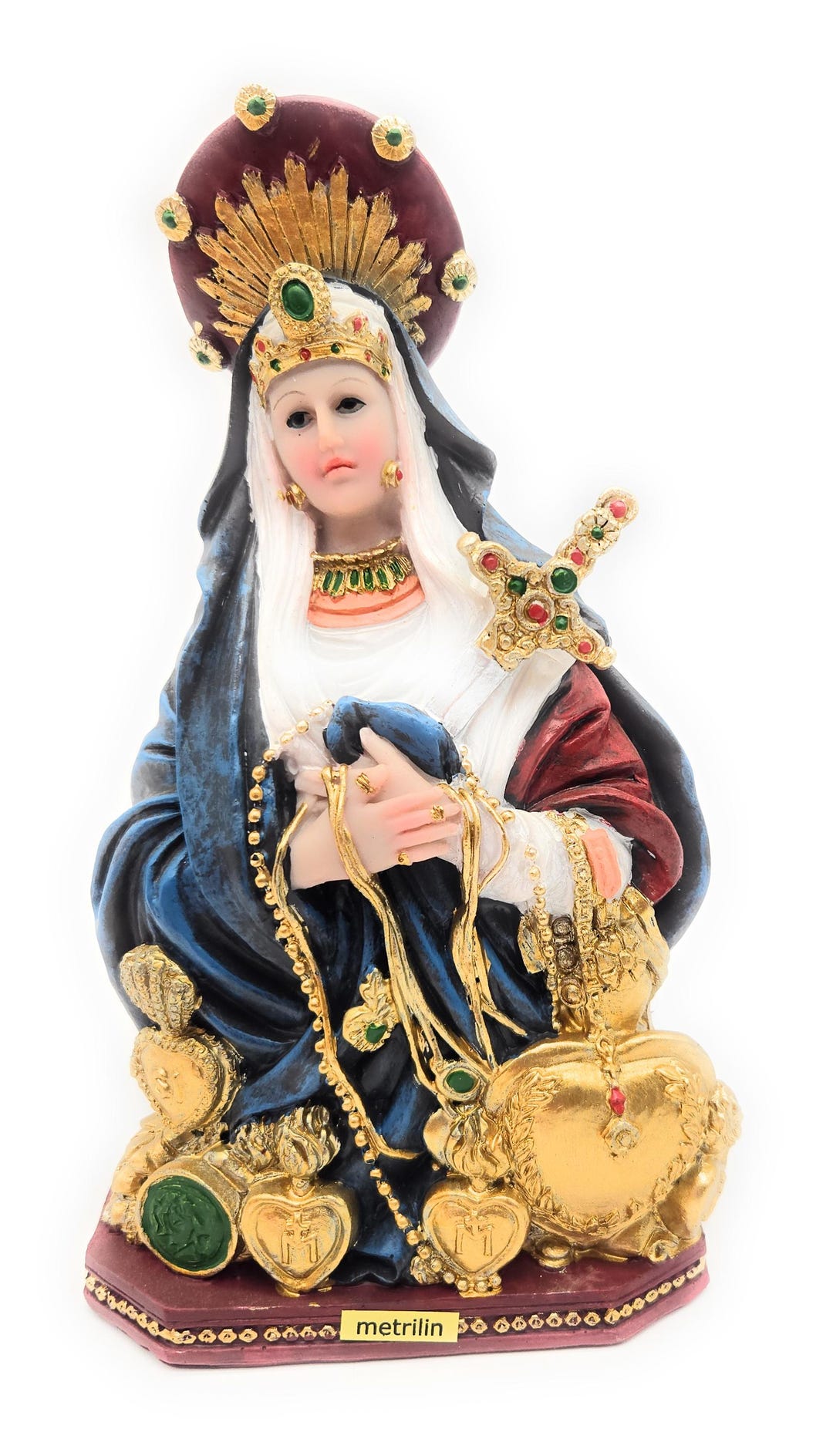 Christian Female Religious Saint Statues, 8" - Etsy