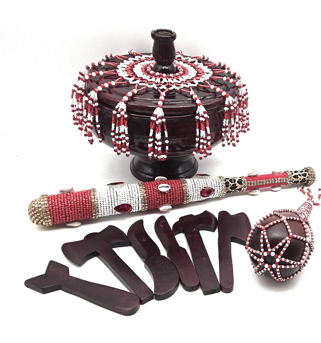SHANGO - Santeria Shango Batea Set - Etsy