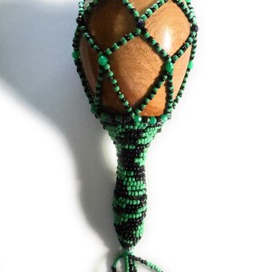 OGUN Glass Bead Decorated Maraca | Etsy