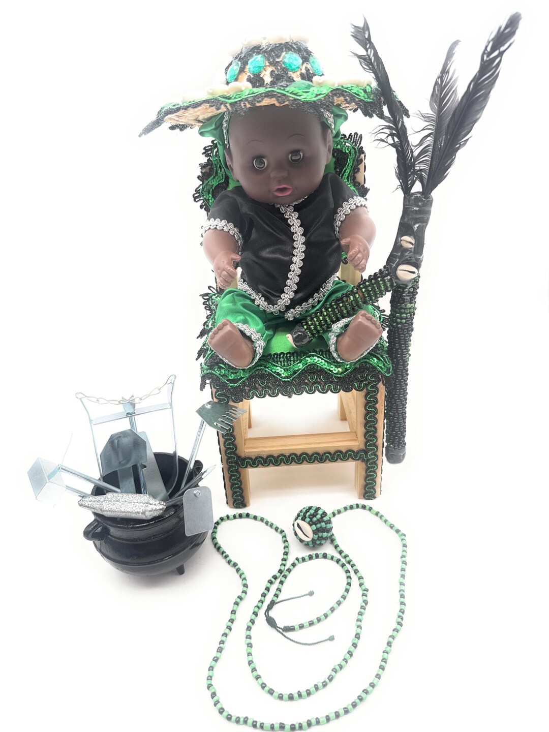 OGUN - Santeria Yoruba, Ogun Doll With Accessories Set - Etsy